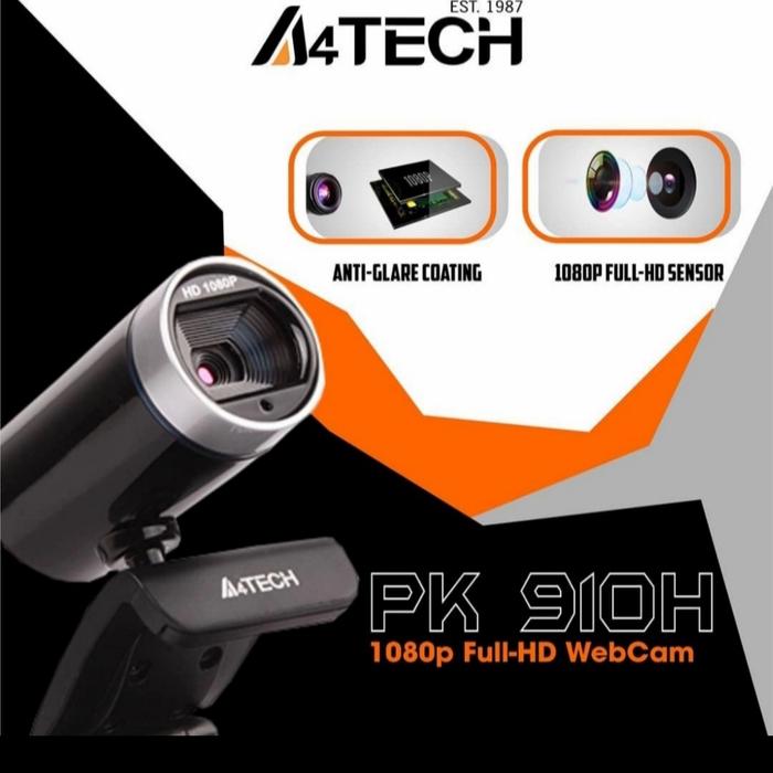 Jual Webcam Full HD 16MP A4Tech PK-910H-Usb Kamera 1080p Bilt in Mic ...