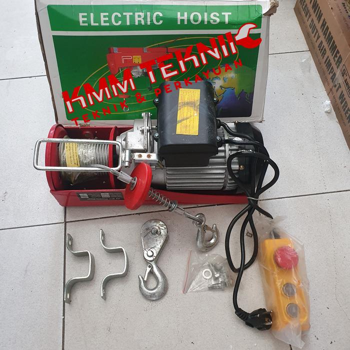Jual MINI ELECTRIC HOIST 800 KG TAKEL LISTRIK PA 800 6/12 METER 800KG ...