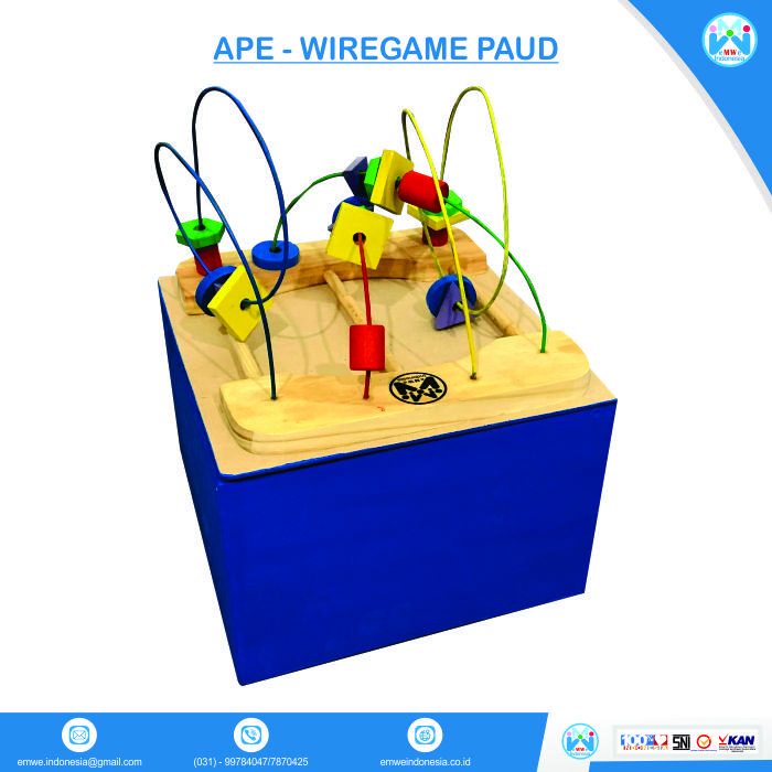 Jual Alat peraga edukasi Wire game PAUD ( eMWe.APE.DAK-23) - Kab ...