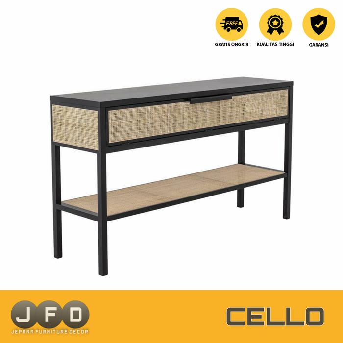 Jual Meja Konsul Meja Foyer Meja TV Meja Entryway Cello Console Table ...
