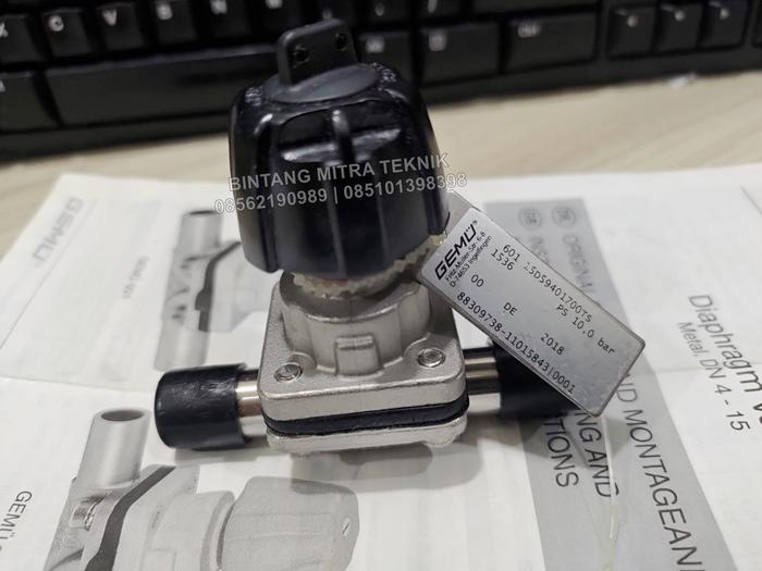 Jual GEMU 601 DIAPHRAGM VALVE DN15 SPIGOT ASME BPE (EPDM) - Kota ...