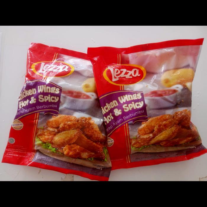 Jual LEZZA CHICKEN WINGS HOT & SPICY 400 GR | SAYAP AYAM PEDAS - Kab ...