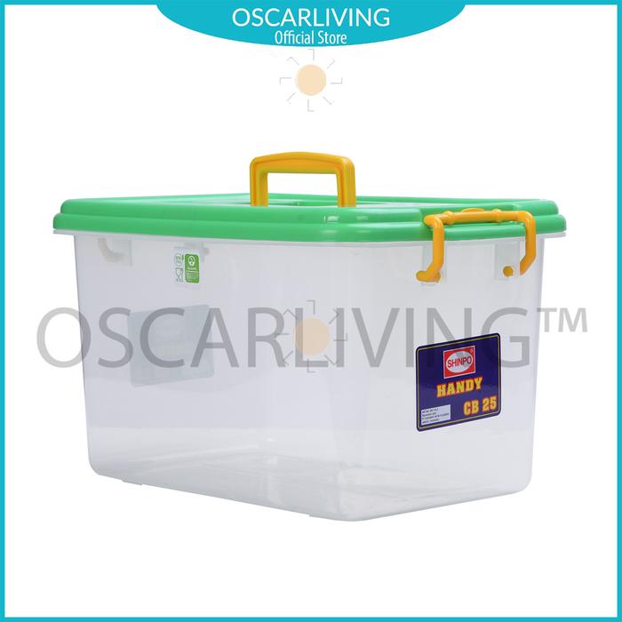 Jual Shinpo Container HANDY CB 25 Box 25 Liter /+ Handle SIP 133-3 ...