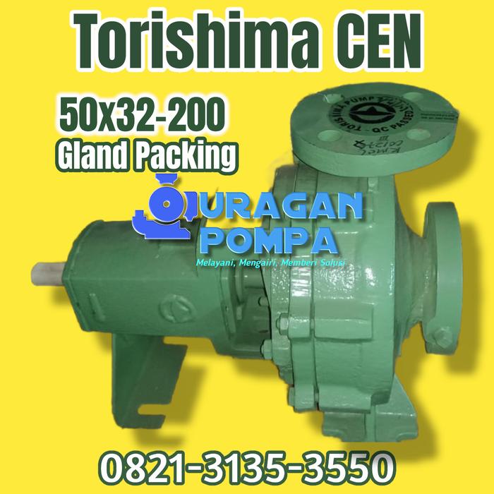 Jual Torishima Pump ETA-N 50x32-200 Pompa Centrifugal GLAND PACKING GP ...