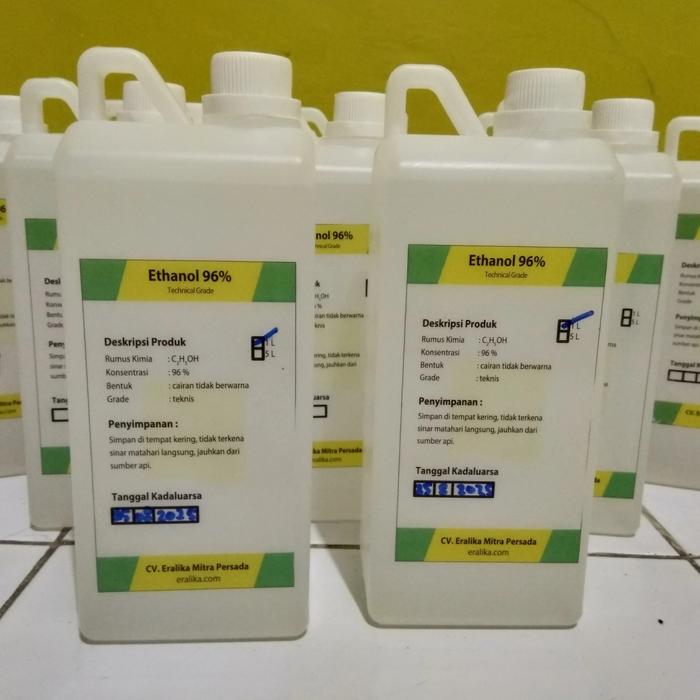 Jual Ethanol Etanol Alkohol 96% teknis 1000ml 1L + CoA - Kota Bandung ...