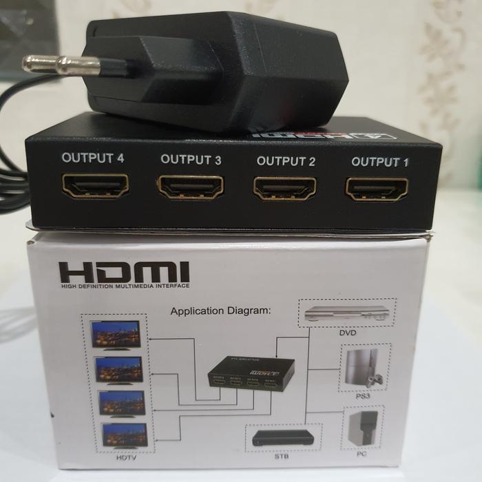 Jual HDMI SPLITTER 4PORT 4K ( PARALEL 4TV) - Kota Medan - Bintang ...