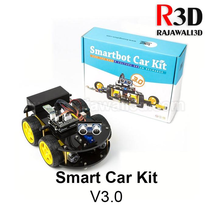 Jual Smart Robot Car Project Arduino Uno KIT V3.0 Edukasi Mobil Pintar ...