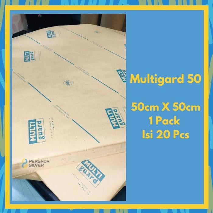 Jual KERTAS ANTI KARAT VCI Multigard 50 Ukuran 50cm X 50cm 1 Pack ...