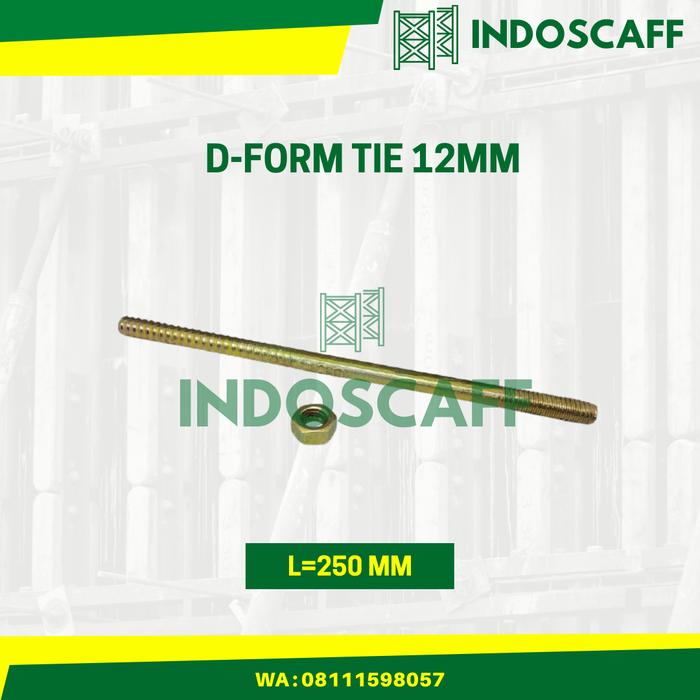 Jual Form Tie 12mm Bekisting Termasuk Hex Nut L=250 - Kab. Bogor ...