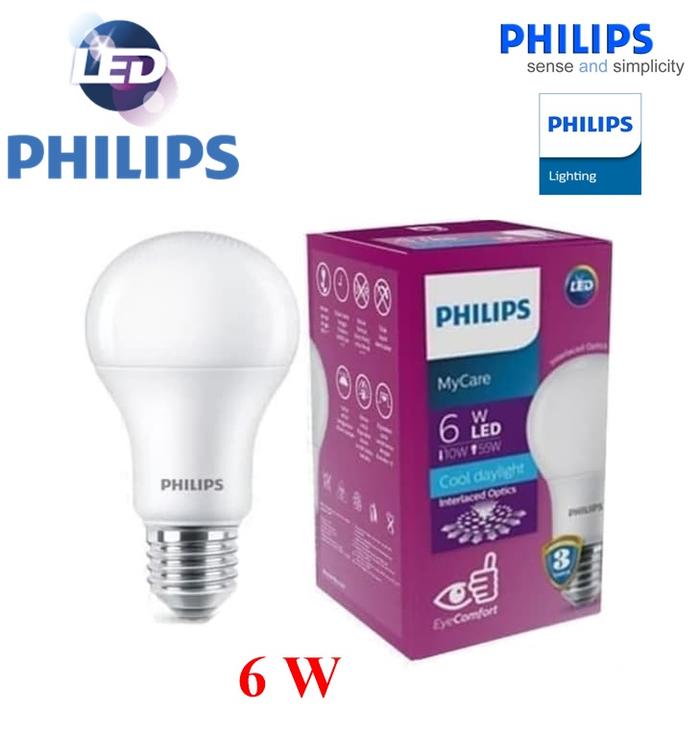 Jual Lampu LED PHILIPS 6 Watt Fitting E27 LED Bright 6 W Bulb 6Watt - Kota Bandung - Virtue Shop ...