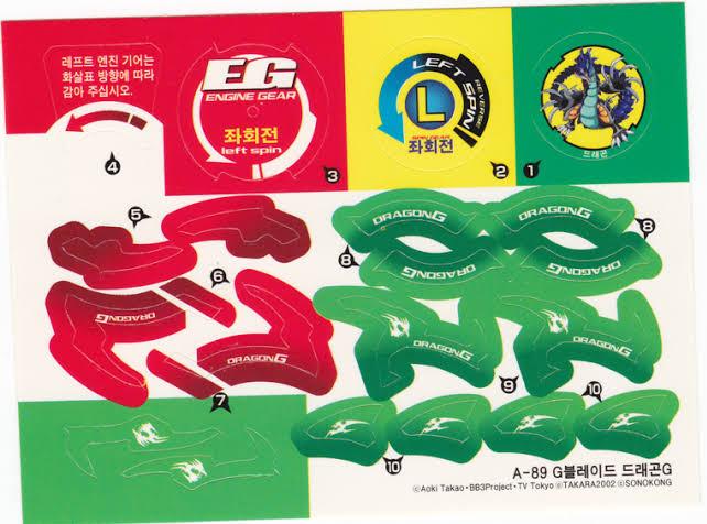 Jual Decal Sticker Vinyl Dragoon G beyblade - Kota Kediri - Cah Kodo ...