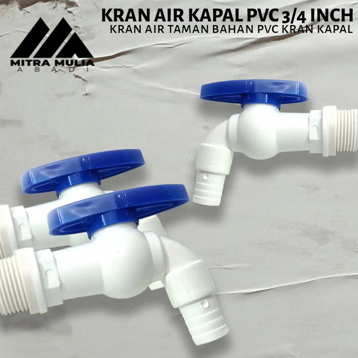 Jual KRAN AIR KAPAL 3/4 INCH PVC KRAN TAMAN TEMBOK - Kota Bandung ...