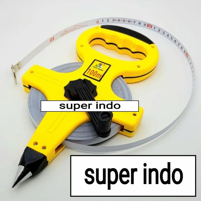 Jual METERAN TANCAP PLAT 100 METER - METERAN TANAH 100M BESI - METERAN ...