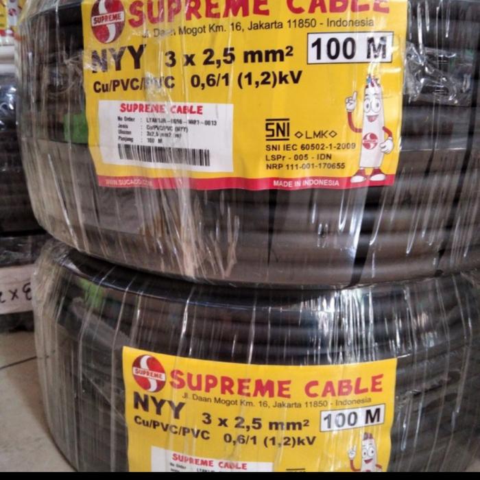 Jual Kabel NYY 3 x 2,5 mm Supreme Potongan/Meteran - Jakarta Pusat ...