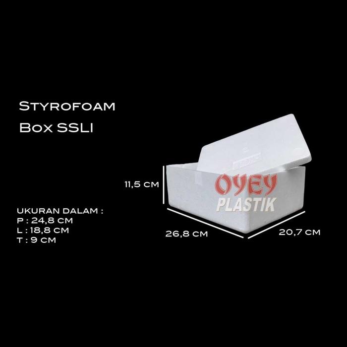 Jual Styrofoam box SSLI / Kotak Stereofoam Foam Sterofoam - Kota ...