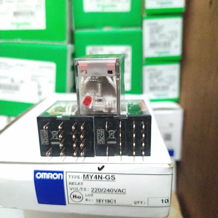 Jual Relay Omron MY4N GS 220/240V AC ORIGINAL - Jakarta Pusat - RR ELECTRINDO | Tokopedia