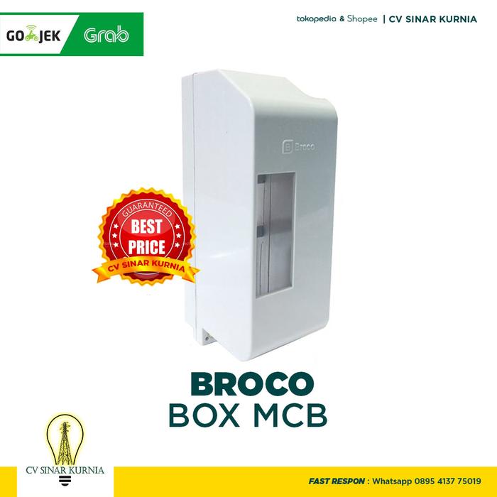 Jual Broco Box MCB 1 Group Outbow Tempel 17101 Box MCB 1P OB Abu ...