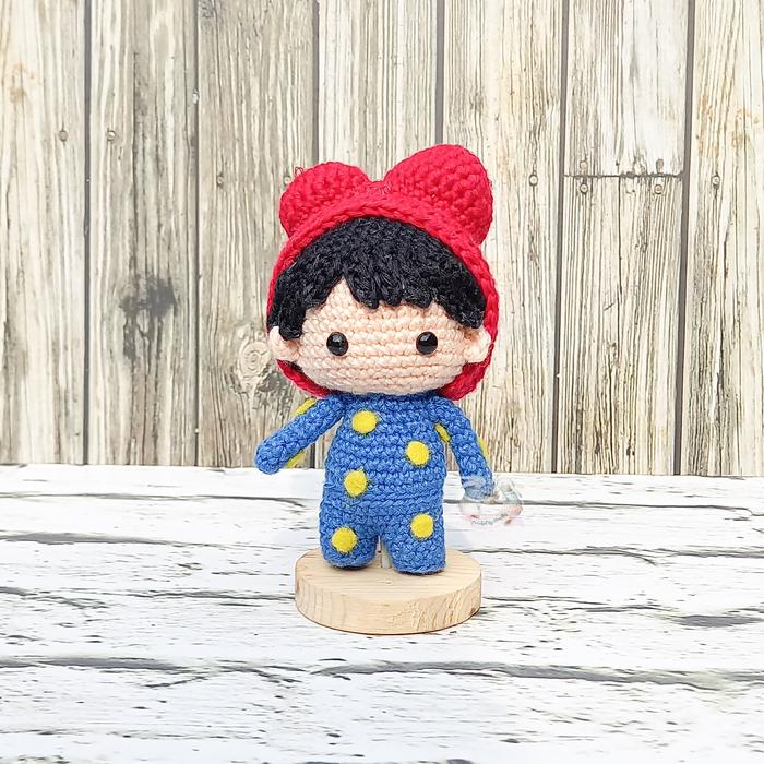 Jual Amigurumi Boneka Rajut BTS x BT21 - V x Tata - Kim Taehyung - Kab ...