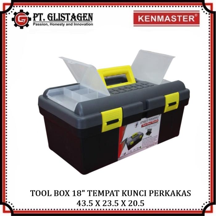 Jual Tool Box Besar Kotak Perkakas Tool Kit Toolbox Plastik 18" inch ...