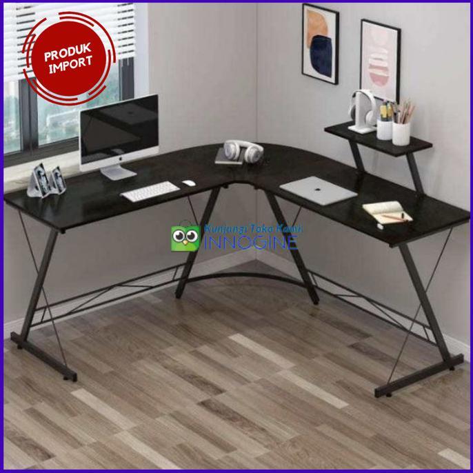 Jual Meja L Gaming Meja Kerja Bentuk L Meja Sudut Corner Table L Shape ...