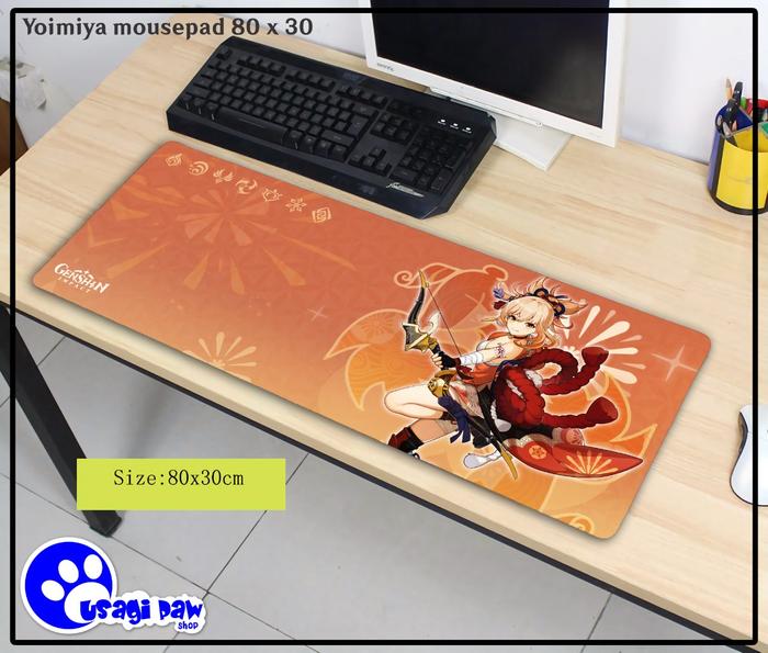 Jual Custom Gaming Mousepad Matt Anti-Slip High Resolution - Genshin ...