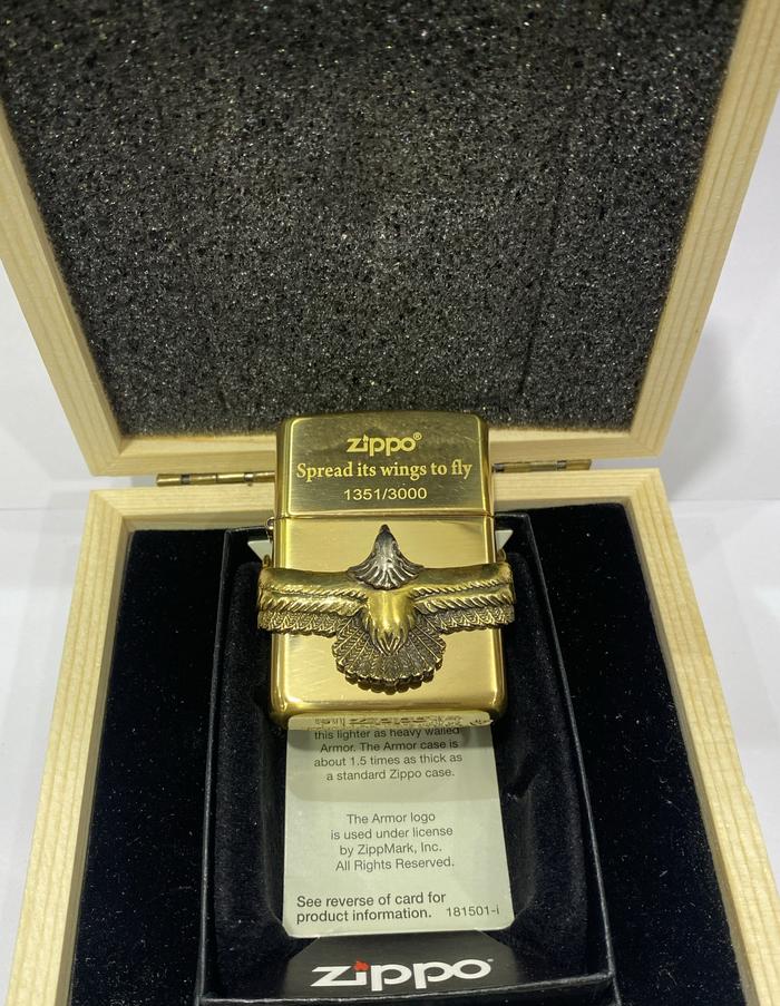 Jual Original Zippo Armor Eagle Limited Edition - Jakarta Barat - Smoking Good | Tokopedia