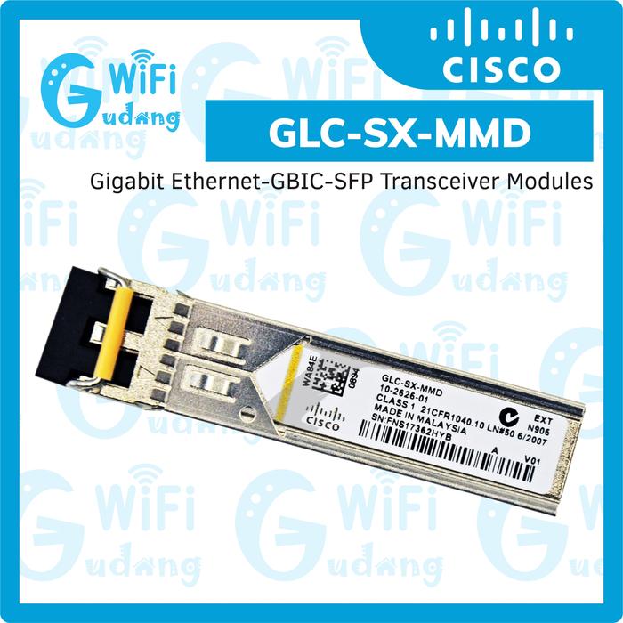 Jual CISCO GLC-SX-MMD 1000BASE-SX SFP transceiver module, MMF, 850nm, DOM - Jakarta Pusat ...