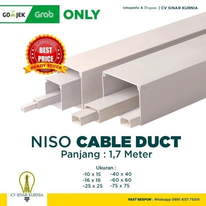 Jual NISO KABEL DUCT 10X20 1.7 Meter /TRUNKING DAK WIRING PROTEKTOR - Kota Bandung - SINAR ...