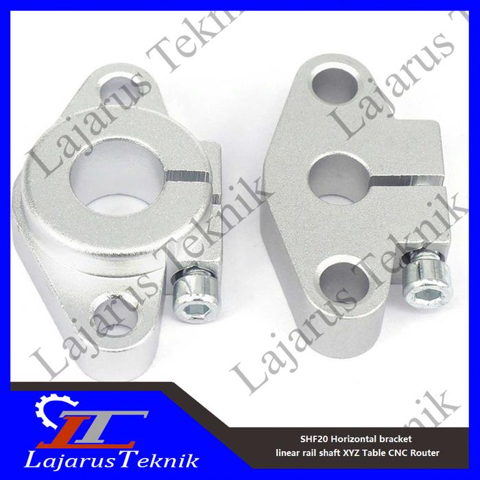 Jual SHF20 Horizontal bracket / linear rail shaft XYZ Table CNC Router ...