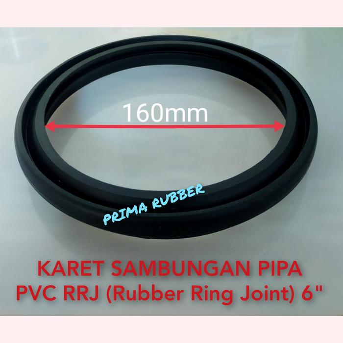 Jual KARET SAMBUNGAN PIPA PVC RRJ (Rubber Ring Joint) UKURAN 6 INCH ...