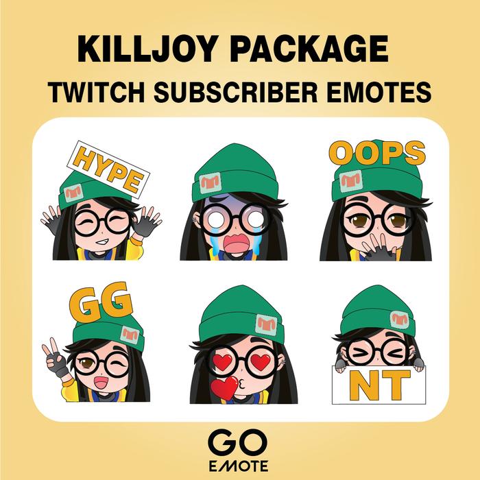 Jual Emote Twitch Killjoy Valorant (Free Sticker) - Kota Semarang ...
