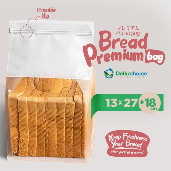 Jual PLASTIK KLIP KEMASAN KANTONG BUNGKUS ROTI TAWAR - BREAD TOAST ...