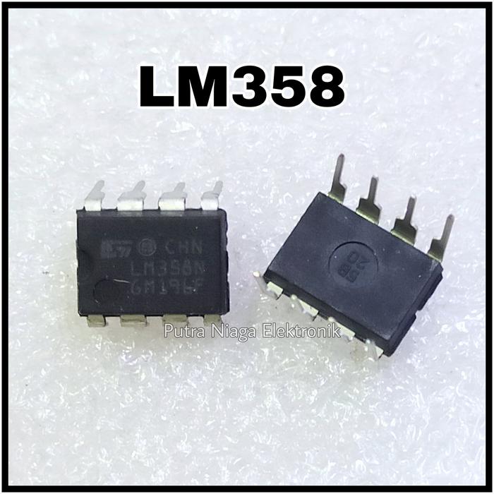Jual ic LM358 Dip 8 Pin LM358N LM358P Dual Op Amp - Kota Bandung - Putra Niaga Elektronik ...