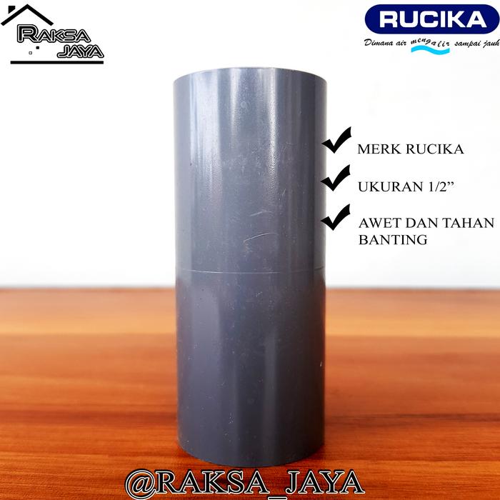 Jual SOCKET 3/4" AW RUCIKA PVC / FITTING PIPA/ SOK RUCIKA/ SAMBUNGAN ...