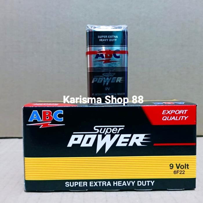 Jual Batre ABC 9 volt super power / baterai / battery / batu abc - Kab ...
