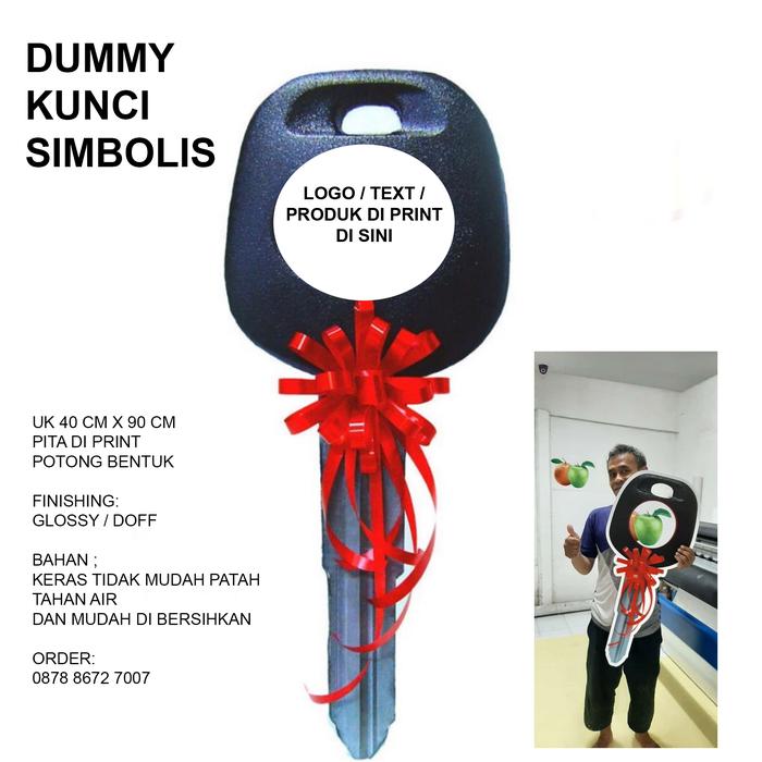 Jual Dummy kunci motormobil/Kunci Simbolis/Papan Simbolis/custom ...