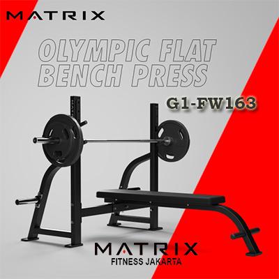 Jual MATRIX G1-FW163 OLYMPIC FLAT BENCH ( Not Include Stick Bar/Plate ...
