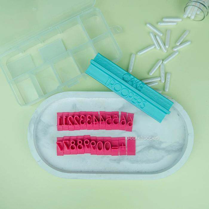 Jual George Lettering Set Fondant Stamp Huruf Besar Huruf Kecil Angka ...
