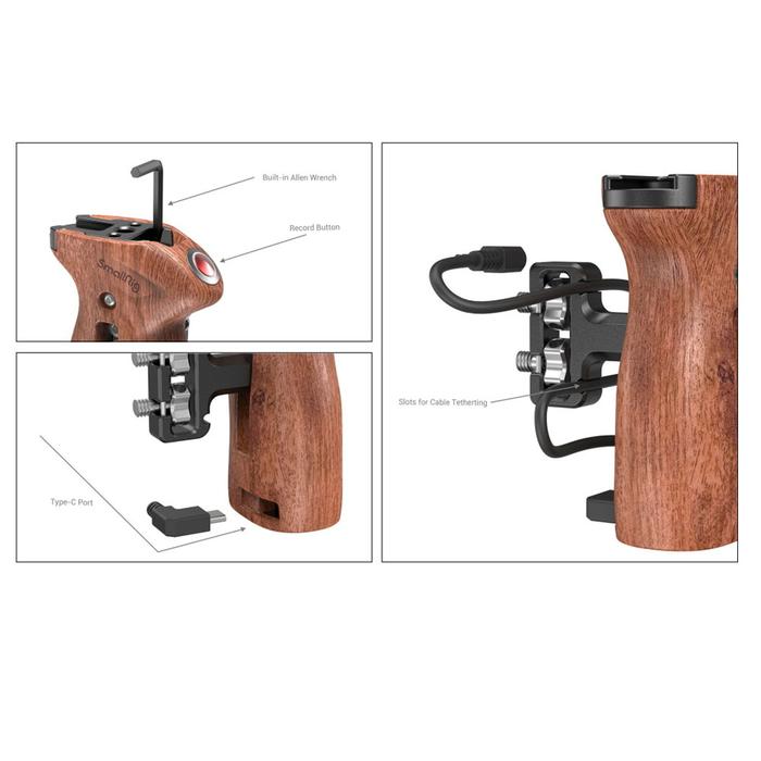 Jual Smallrig Threaded Side Handle With Record Start Remote Trigger ...