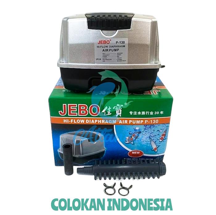 Jual Jebo P 130 Pompa Udara / Air Pump / Aerator Aquarium Kolam Jebo ...