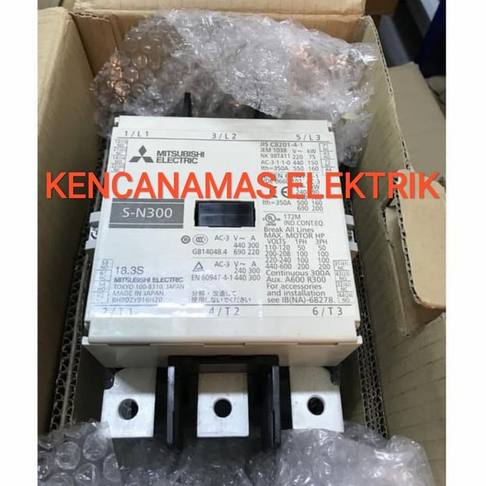 Jual Kontaktor / Contaktor S-N300 / SN300 SN 300 Mitsubishi Orginal ...