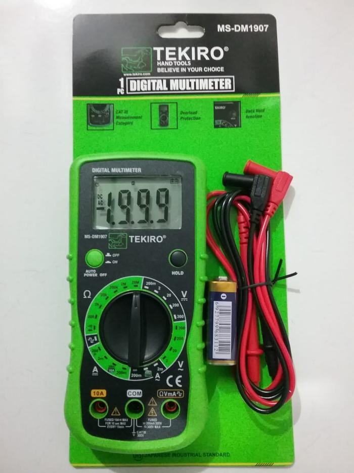 Jual TEKIRO DIGITAL MULTIMETER Tekiro Multimeter Digital MS-DM1907 - Jakarta Barat - C.A.E ...