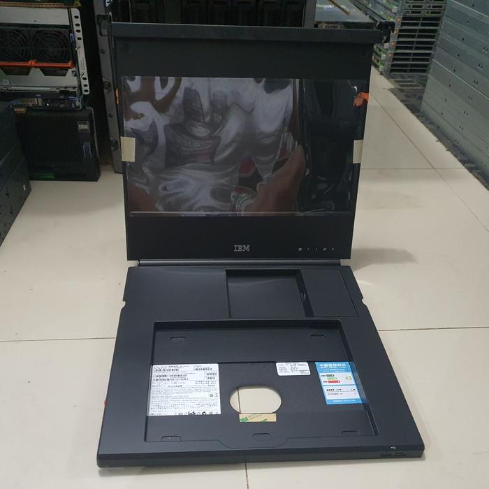 Jual IBM 1U 19 inch Flat Panel Console Kit with Multi-Burner Drive ...