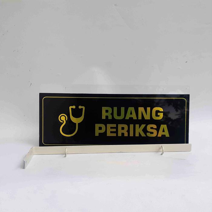 Jual [Versi 002] Papan Nama Ruang, Ruang Periksa, Papan Nama Klinik ...