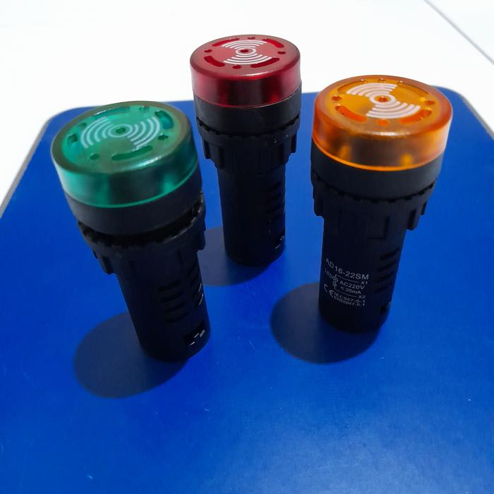Jual Pilot Lamp Buzzer Ac 220 VAC sampai 380VAC - Kuning - Kota ...