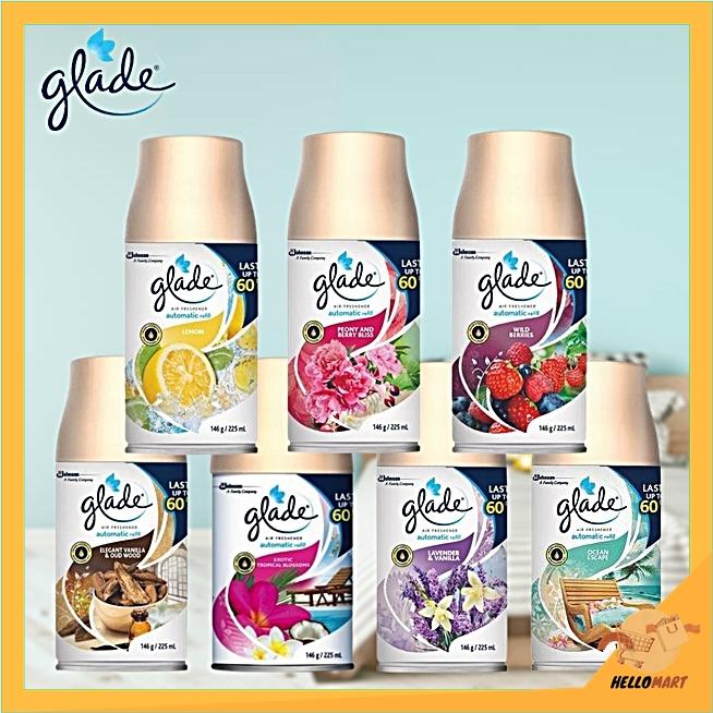 Jual ORIGINAL Glade Matic Spray REFILL Air Freshener 146 gr / 225 ml ...