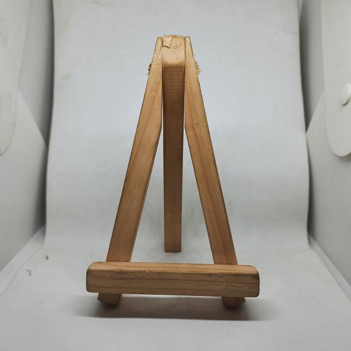 Jual Stand lukisan mini Easel anak kayu jati estetik alat melukis ...