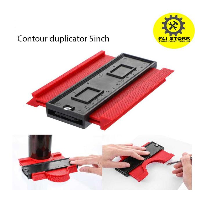 Jual Contour Duplicator Profile Gauge Copy Ruller Keramik Gypsum 5inch ...