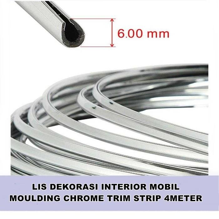 Jual Lis Dekorasi Mobil Moulding Chrome / Trim Strip Toyota All New ...