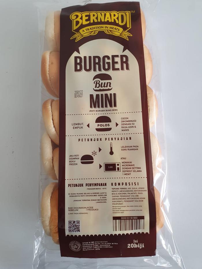 Jual BERNARDI Roti Burger Bun Mini isi 20 (620gr) - Kota Bekasi - Wien ...